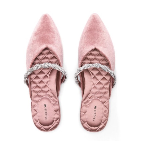 Birdies | Shoes | Birdies The Swan Velvet Slip On Shoe | Poshmark